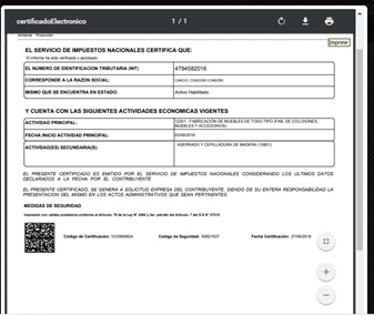Certificación del NIT por oficina virtual - Bolivia Impuestos Blog