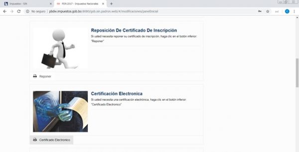 Certificación del NIT por SIAT en Línea