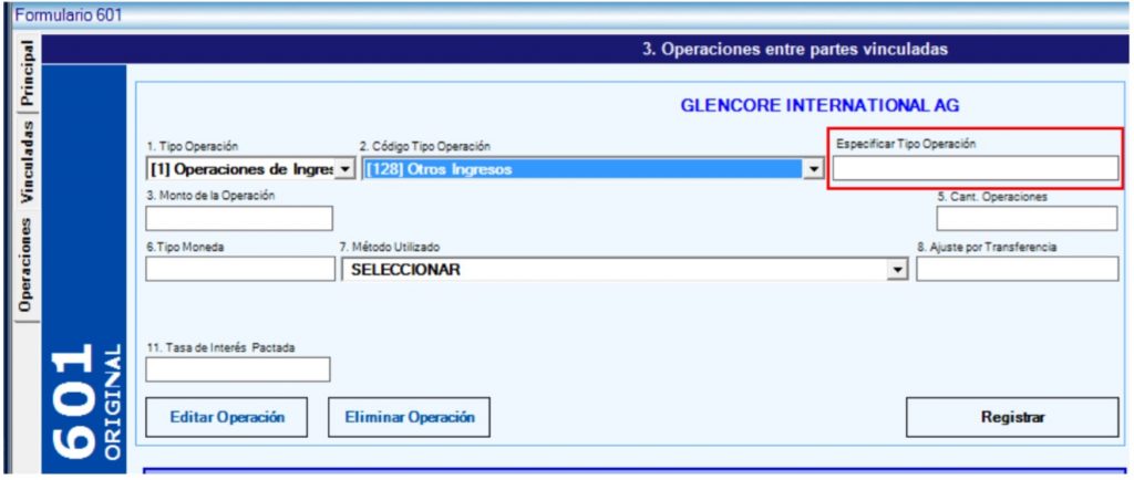 Formulario 601 Partes Vinculadas - Bolivia Impuestos Blog