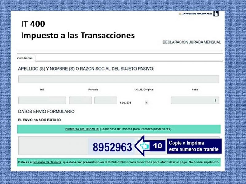 Formulario 400 ¿Qué es y cómo llenarlo? - Bolivia Impuestos Blog