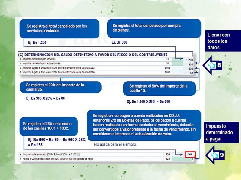 Formulario 570 Retenciones IUE llenado - Bolivia Impuestos Blog
