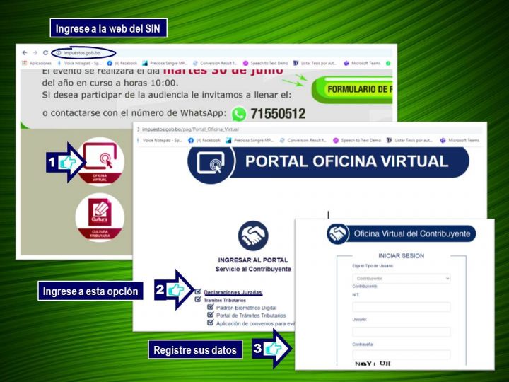 Formulario 410 ejemplo de llenado - Bolivia Impuestos Blog