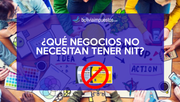tipos de nit en bolivia Archivos - Bolivia Impuestos Blog