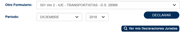 Llenado del Formulario 501 para sector de Transporte Interdepartamental