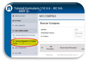 Contribuyentes Directos del RC-IVA: nuevo Form 110 v4 MIS FACTURAS para ...