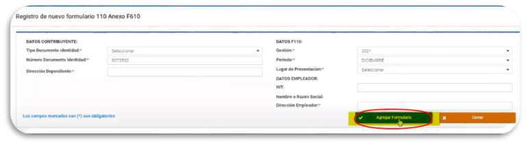 Contribuyentes Directos del RC-IVA: nuevo Form 110 v4 MIS FACTURAS para ...