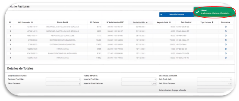 Contribuyentes Directos del RC-IVA: nuevo Form 110 v4 MIS FACTURAS para ...