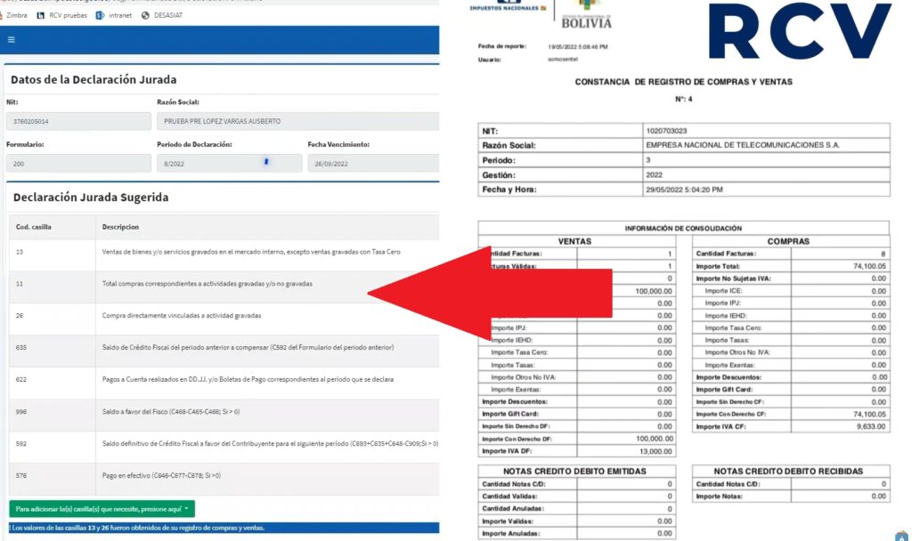 Formulario 200 y 400 versión 5 - Bolivia Impuestos Blog