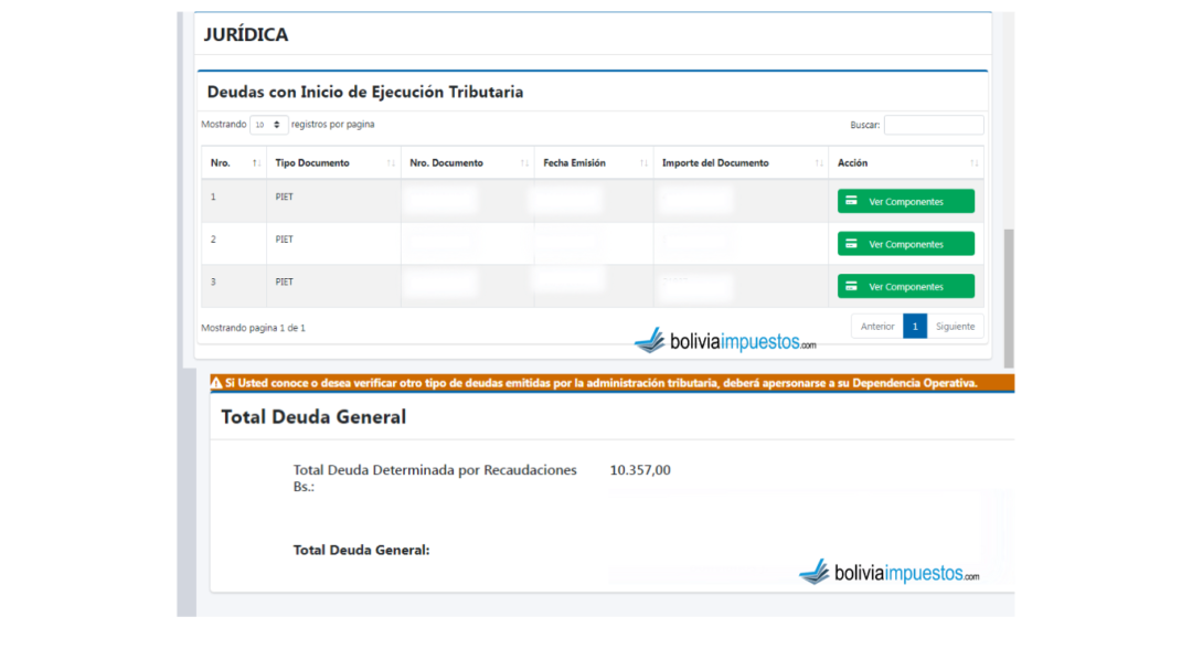 ¿Cómo saber mi deuda tributaria en Bolivia?