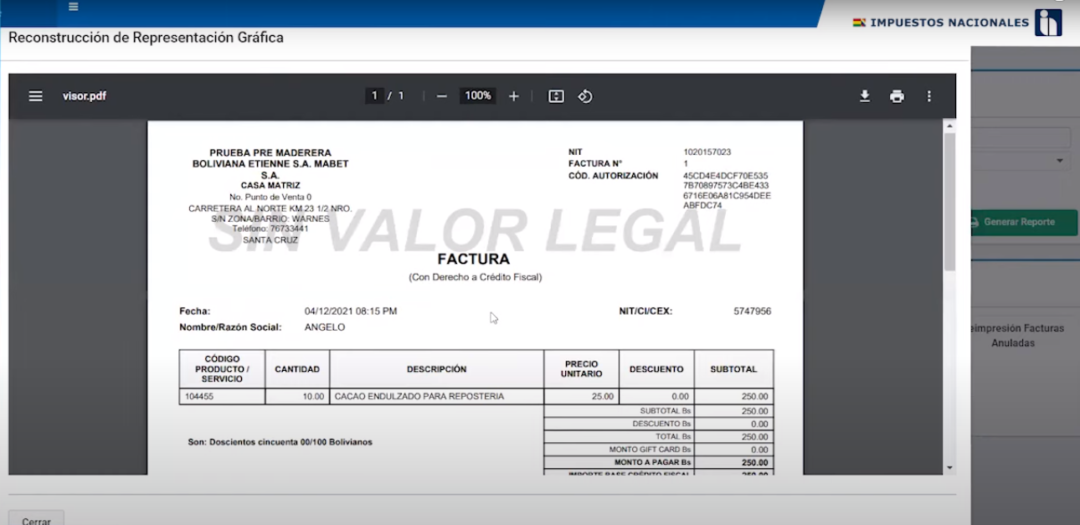 Cómo imprimir facturas Electrónicas