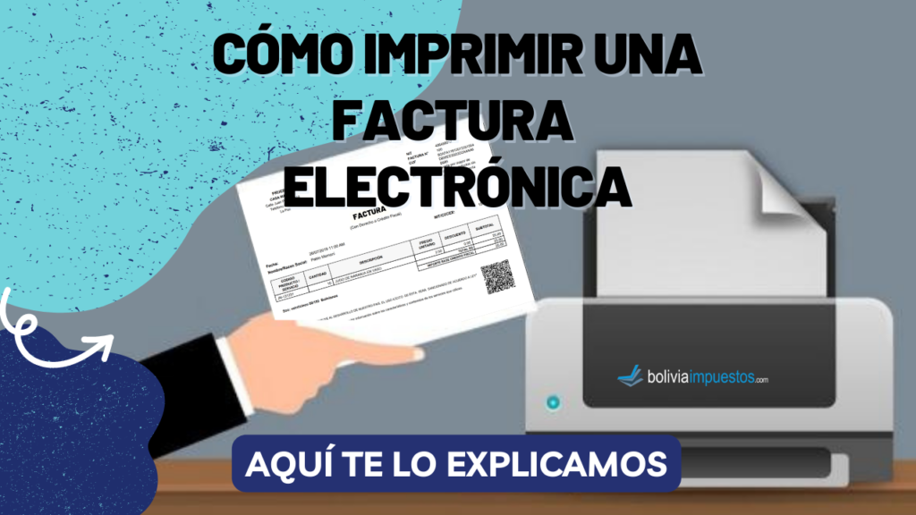 Cómo imprimir facturas Electrónicas