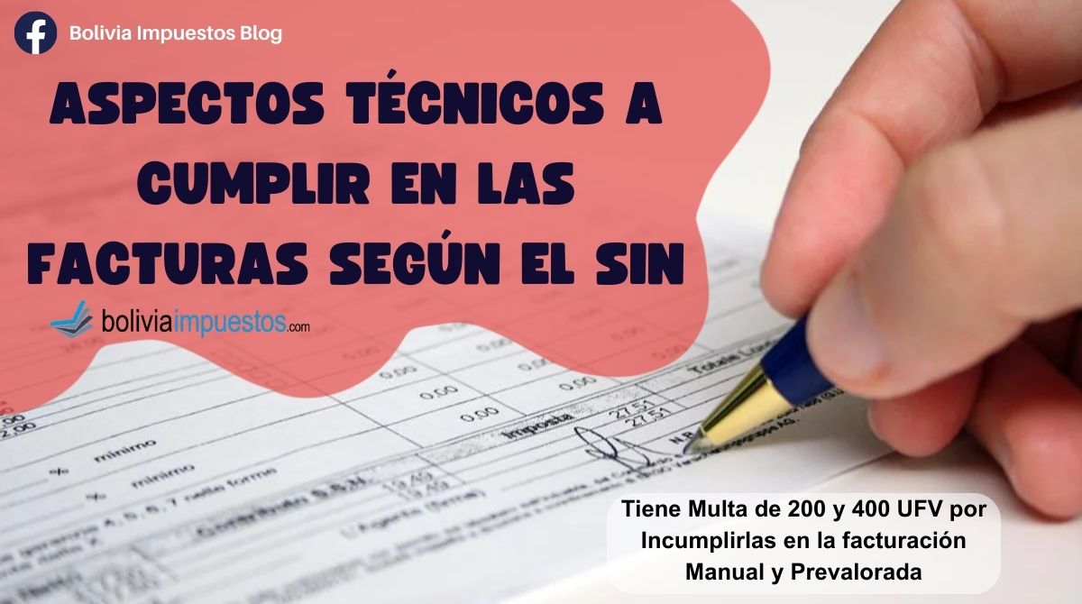 ¡5 Aspectos Técnicos que debes cumplir para emitir Facturas!