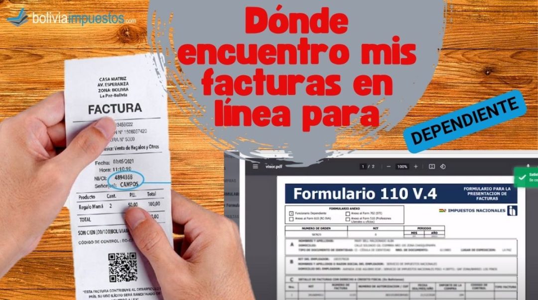 Dónde encuentro mis facturas en línea para el 110