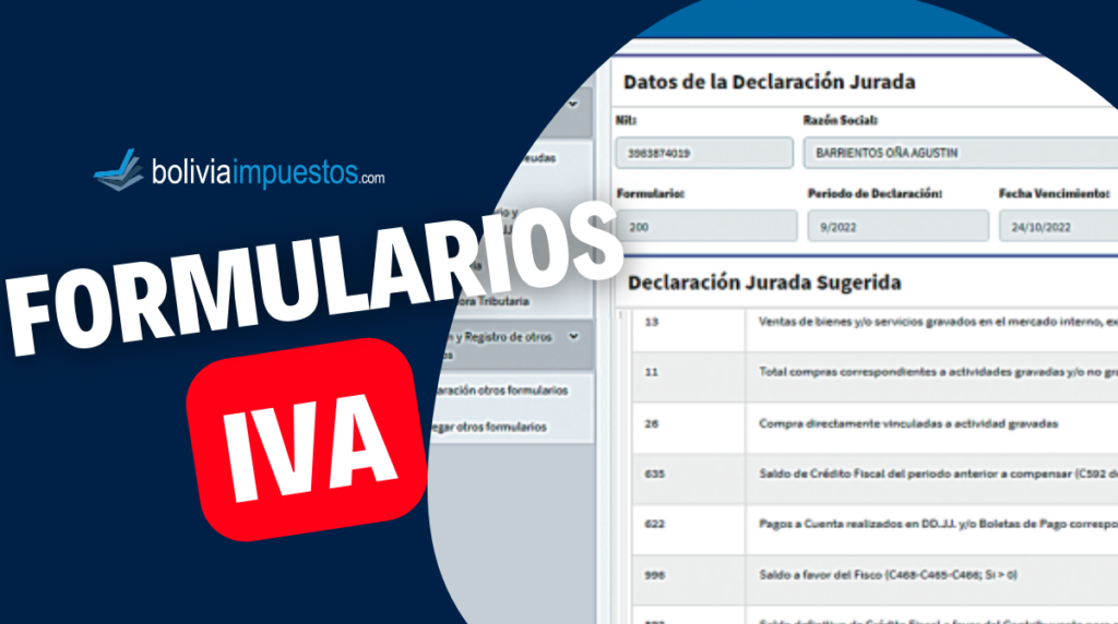 Formularios de IVA