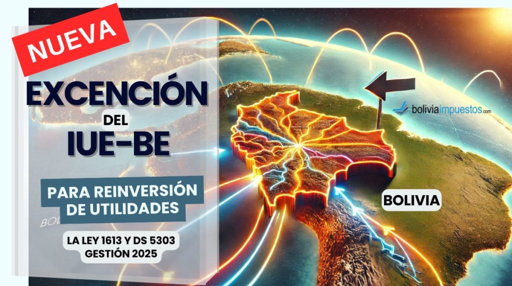 Exención del IUE-BE para Reinversión de Utilidades