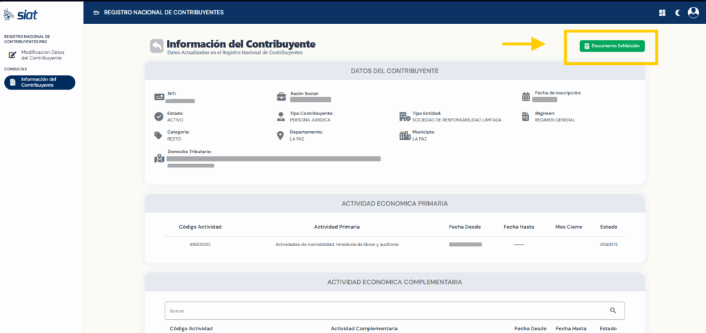 Cómo imprimir el NIT 2025