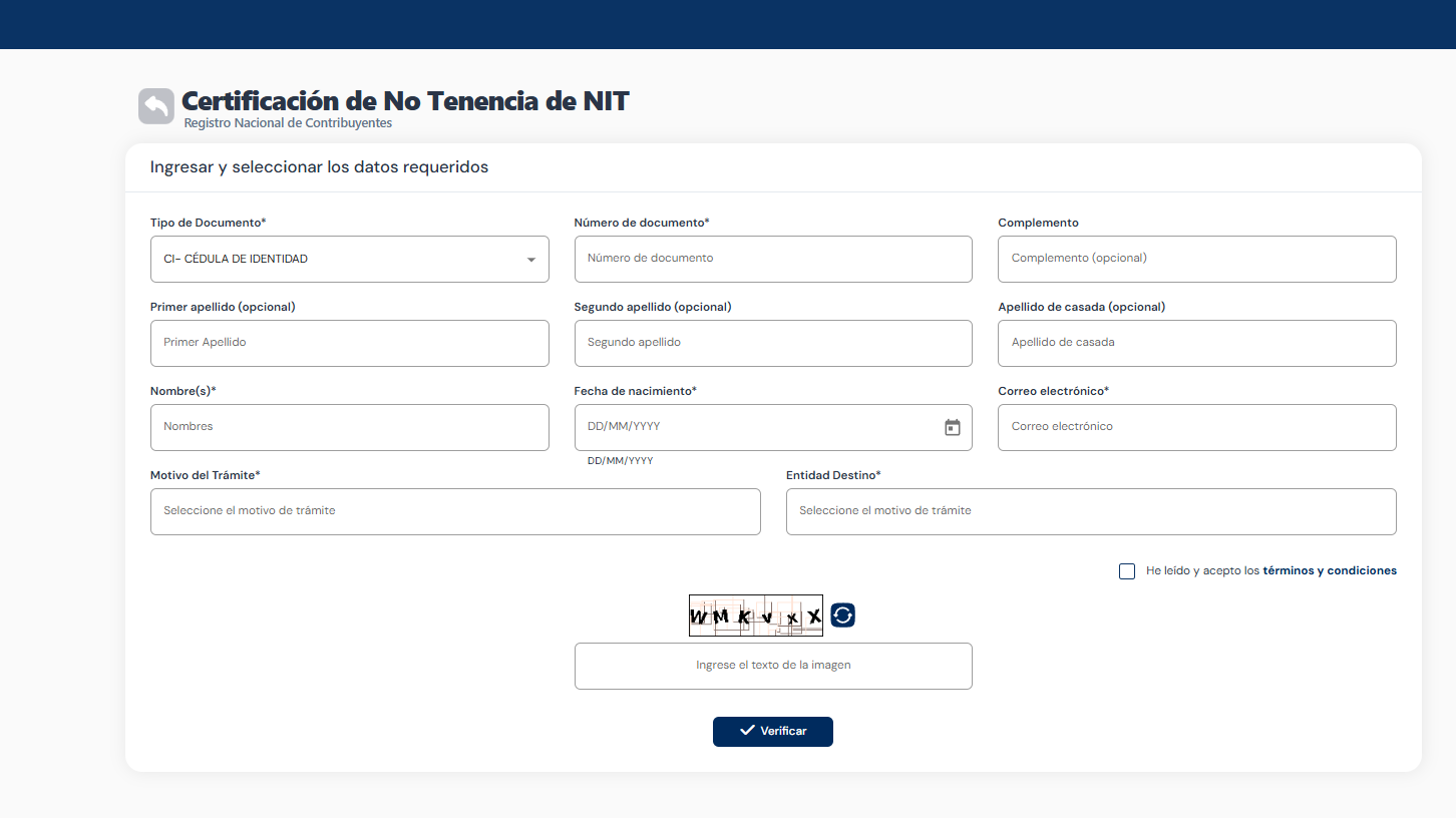 ¿Cómo verificar si no tengo NIT?