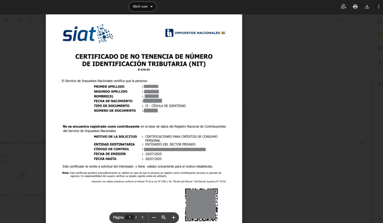 ¿Cómo verificar si no tengo NIT?
